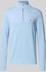 Tommy Hilfiger Regular Fit Troyer aus reiner Baumwolle