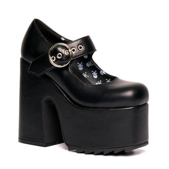 Lamoda Damen London Court Shoe, Black Pu, 39 EU