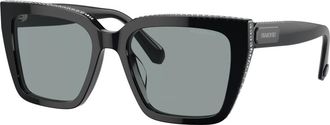 Swarovski unisex, Accessoires, Noir, Taille: 54 MM Lunettes de soleil