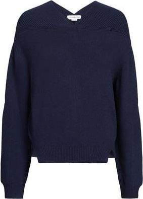 Victoria Beckham Pull cachemire et laine col v