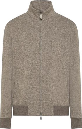 Seventy Strickjacke aus Kaschmir-Mischgewebe mit durchgehendem Rei&szlig;verschluss - - Sweatshirts & Hoodies - Herren - Beige - M