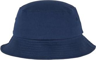 Flexfit Mixte Cotton Twill Bucket Hat Navy One Size Casquette, Bleu, Taille Unique EU