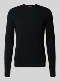 HUGO BOSS Regular Fit Strickpullover aus Viskose-Mix Modell SAN CODY-CV