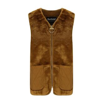 Barbour Karin Faux-Fur Gilet - - Jackets - Damen - Braun - M