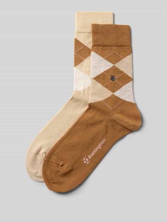 Burlington Socken mit Argyle-Stitching Modell Everyday im 2er-Pack