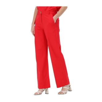 Coster Copenhagen Weite Leinenhose in Rot - - Trousers - Damen - Rot - XS