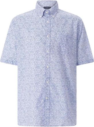 Paul & Shark Homme, Chemises, Bleu, Taille: 2XL Chemise &agrave; manches courtes