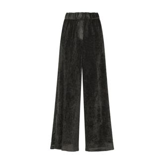 PESERICO Femme, Pantalons, Brun, Taille: 36 FR Pantalon Fluide en Velours C&ocirc;tel&eacute;