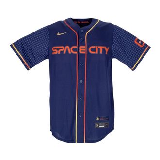 Nike Houston Astros Baseballjacke - - Sport - Herren - Blau - L