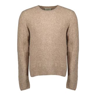Officine G&eacute;n&eacute;rale Marco Crewneck Knit - - Knitwear - Herren - Beige - S