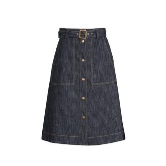 Moncler Jupe midi en denim