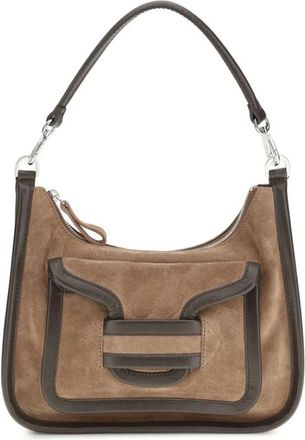 Pierre Hardy Sac bandouli&egrave;re Alpha Day Miss en cuir de veau - Femme - Sacs - Brun - Taille: ONE Size