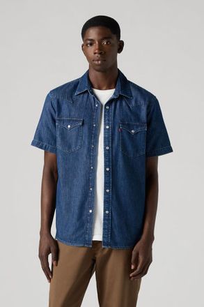 Levi's Classic Standard Fit Westernhemd - Herren - Blau / Blau