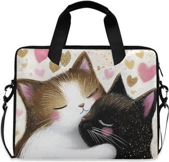 Alaza Sacoche pour ordinateur portable de 40,6 &agrave; 15,6 avec pattes delfe de No&euml;l - Sac pour ordinateur portable de 40,6 &agrave; 15,6 - Sac fourre-tout pour ordinat