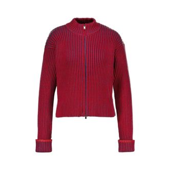 Rains Sapa Knit W Zip Cardigan - - Knitwear - Herren - Rot - S