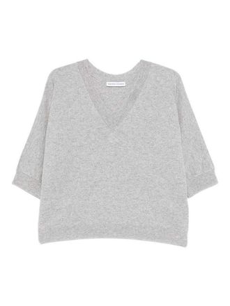 Tabaroni Cashmere Top - Grau