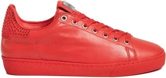 H&ouml;gl Femme, Chaussures, Rouge, Taille: 41 EU Baskets Rouge avec Cristaux Swarovski