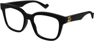 Gucci Hoches quadratisches Gestell mit abgerundeten Ecken - - Accessories - unisex - Schwarzk - 52 MM