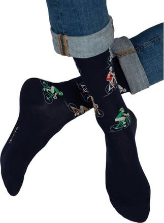 Bleufor&ecirc;t Chaussettes imprim&eacute;e en coton