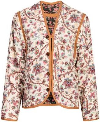 Louise Misha Veste aspect fleuri r&eacute;versible