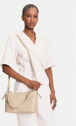 Tommy Hilfiger Handtasche Th Soft Summer Mini Bucket AW0AW17541 Beige