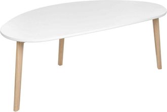 Beliani Couchtisch FLY Wei&szlig;