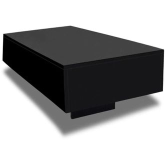 vidaXL Couchtisch Hochglanz-Schwarz - Vidaxl