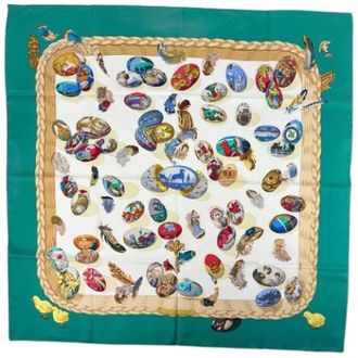 Herm&egrave;s Pre-owned Silk Scarf - Femme - Pre-owned - Multicolore - Taille: ONE Size