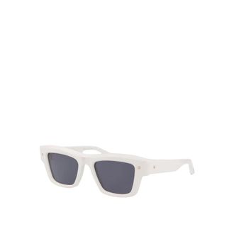 Valentino Garavani Eckige Sonnenbrille - - Accessories - Damen - Wei&szlig; - 50 MM