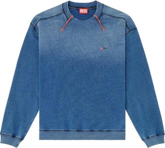 Diesel Homme, Sweatshirts et sweats &agrave; capuche, Bleu, Taille: L SweaT-shirt S-crao-boxt