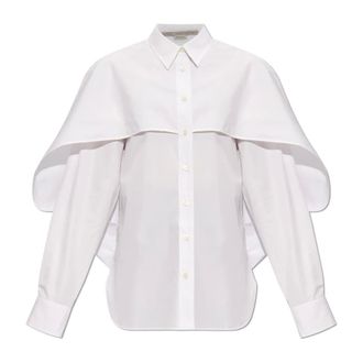 Stella McCartney Femme, Blouses et Chemises, Blanc, Taille: 34 FR Chemise avec un insert