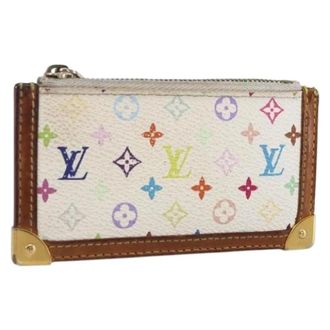 Louis Vuitton Pre-owned Canvas Geldb&ouml;rse - - Pre-owned - Damen - Wei&szlig; - ONE SIZE