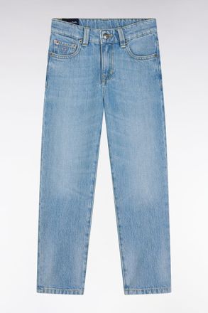 Eden Park Jean 5 Poches En Denim Clair Coupe Droite