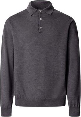 Fa&ccedil;onnable Pull droit col polo en laine