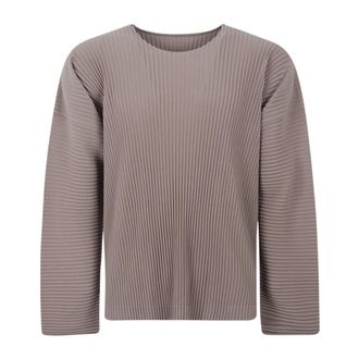 Issey Miyake Herren, Oberteile, Grau, XLGröße