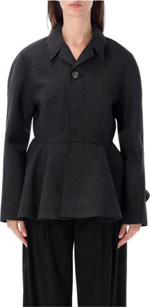 Ami Veste P&eacute;plum - Femme - Vestes - Gris - Taille: 36 FR