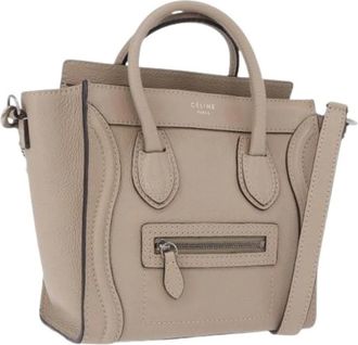 Celine Sac &agrave; main vintage Pre-owned - Femme - Pre-owned - Beige - Taille: ONE Size