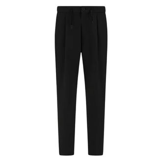 Herno Hose mit Bundfalten - - Trousers - Herren - Schwarzk - XS