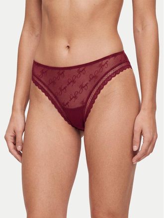 HUGO BOSS Brazilian Damenslip 50566780 Dunkelrot