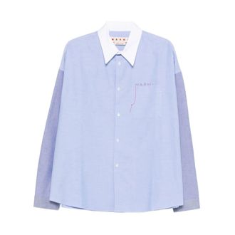 Marni Pocket Long-sleeve Shirt - - Shirts - Herren - Blau - XL