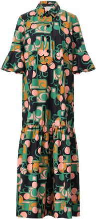 La DoubleJ Maxikleid mit Retro-Muster