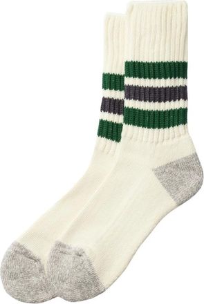 RoToTo Homme, Sous-v&ecirc;tements, Multicolore, Taille: L Chaussettes Crew Old School &agrave; C&ocirc;tes &Eacute;paisses