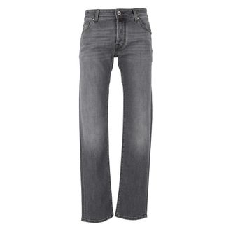 Jacob Cohen Jean Slim Fit Nick - Homme - Jeans - Gris - Taille: W32