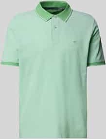Fynch-Hatton Poloshirt mit Label-Stitching