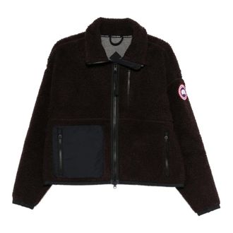 Canada Goose Femme, Sport, Brun, Taille: 38 FR Chandail molletonn&eacute; &agrave; fermeture &eacute;clair Simcoe