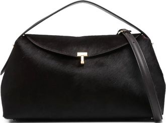 Toteme Mittelgro&szlig;er T-Lock-Tote Bag - Rot