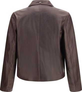 Our Legacy Matted Calf Leather Jacket - Brown