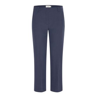 Ichi Ichi - Pantalon Kate Coupe Courte - Femme - Pantalons - Bleu - Taille: W34