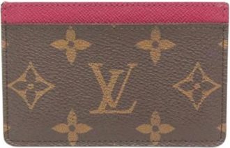 Louis Vuitton Pre-owned Simple Card Case - Femme - Pre-owned - Brun - Taille: ONE Size
