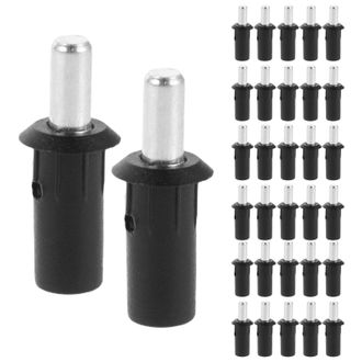 BESPORTBLE NUOBESTY 60 St&uuml;ck Hydraulische T&uuml;rd&auml;mpfer Schrank Soft Close D&auml;mpfung Ger&auml;uschlos Schwarz f&uuml;r K&uuml;chenschr&auml;nke Kleiderschr&auml;nke und M&uuml;lleimer Unsichtbare